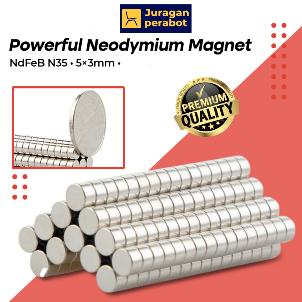 Jual Neodymium Magnet Ukuran 5x3 mm | Shopee Indonesia