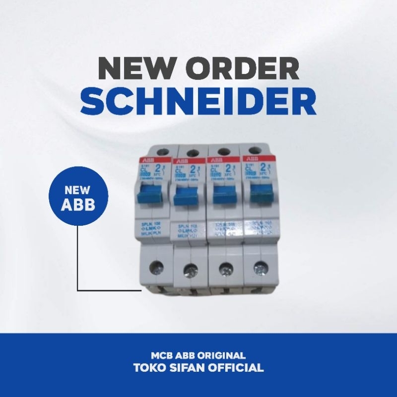 Jual MCB ABB pln 1 phase ORIGINAL TYPE S191 | Shopee Indonesia