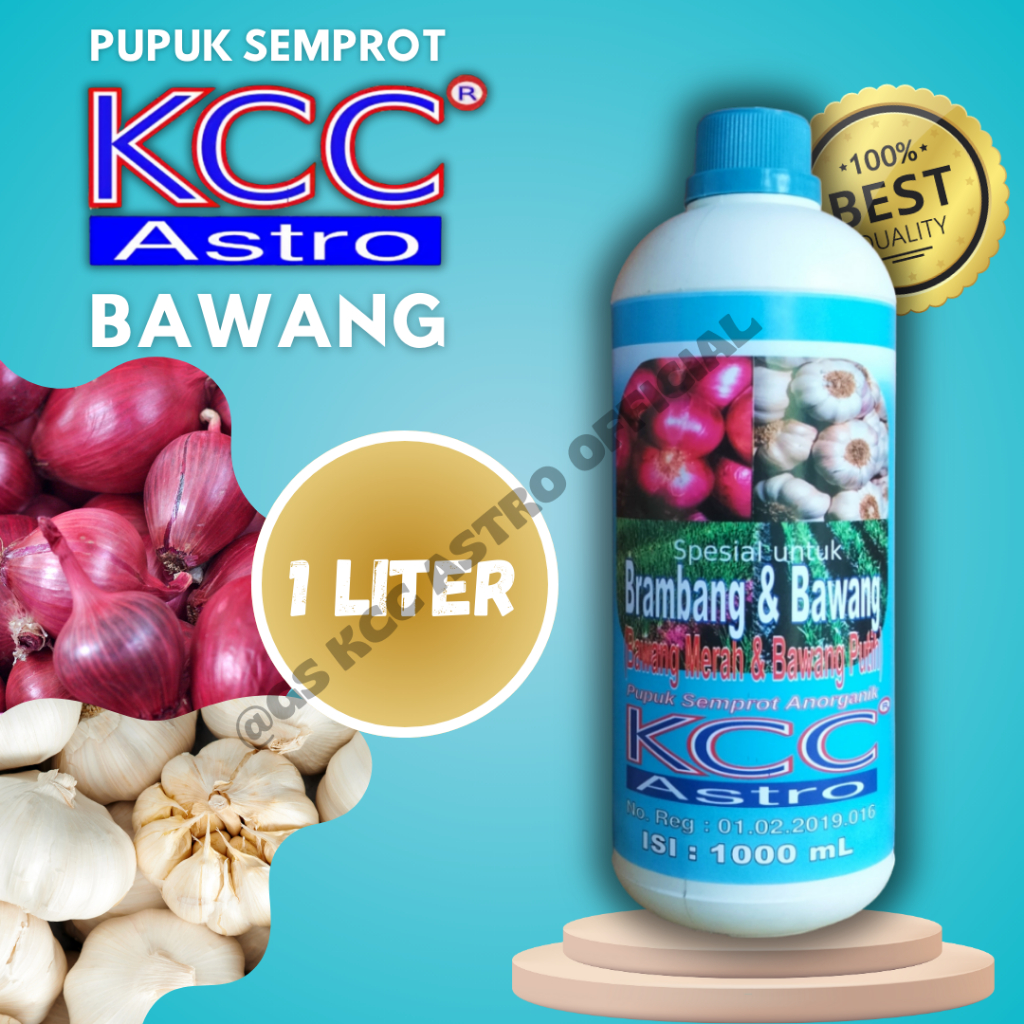 Jual KCC ASTRO - Pupuk Semprot Cair pembesar umbi (Bawang Merah dan Bawang Putih) 1 Liter ...