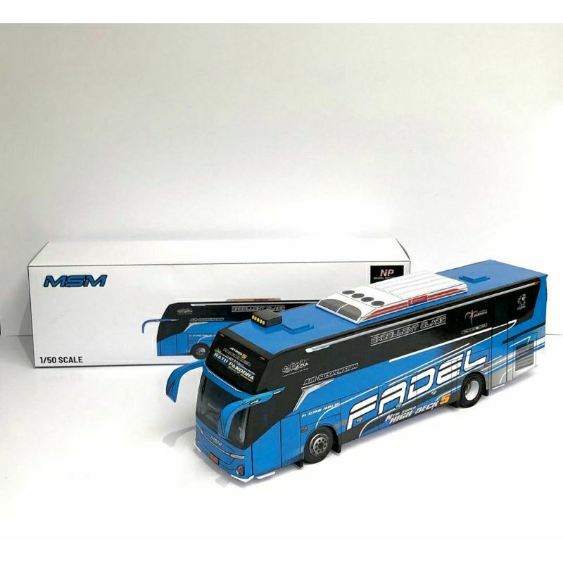 Jual Miniatur bus Ratu Pandora Jet Bus 5 MSM ASYROF | Shopee Indonesia