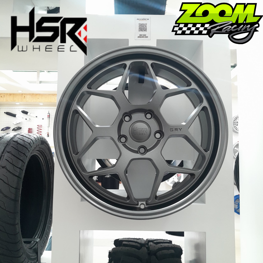 Jual Velg Mobil R18 Lebar Rata HSR GREY Cocok Buat Terios,Xpander,HRV ...