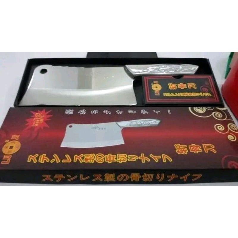 Jual golok daging korea / golok ikan korea / pencacah daging korea ...