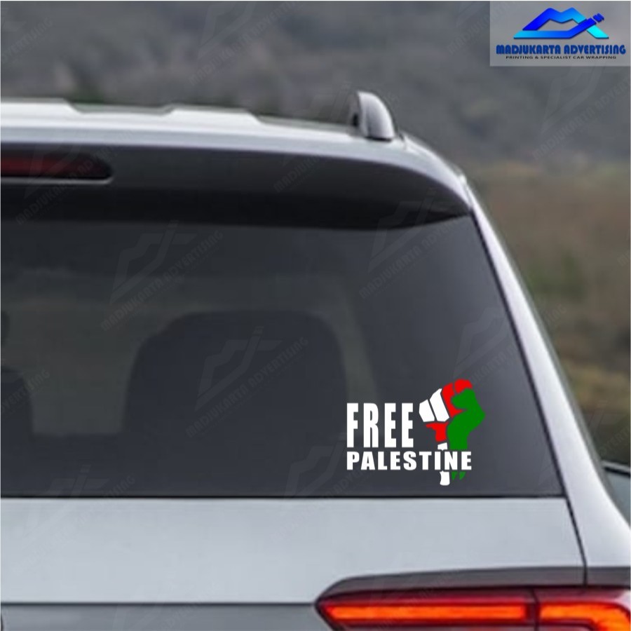 Jual STICKER FREE PALESTINE CUTTING STICKER MOBIL PALESTINE SAVE GAZA ...