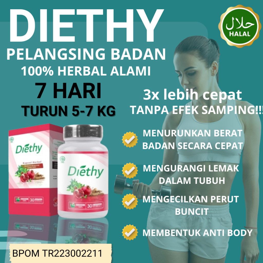 Jual DIETHY [BPOM] OBAT DIET DAN PELANGSING BADAN PALING AMPUH ...