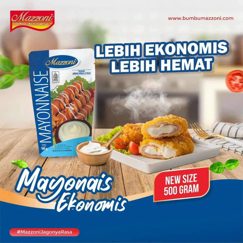 Jual Mazzoni Mayonaise Ekonomis 500 Gram | Shopee Indonesia