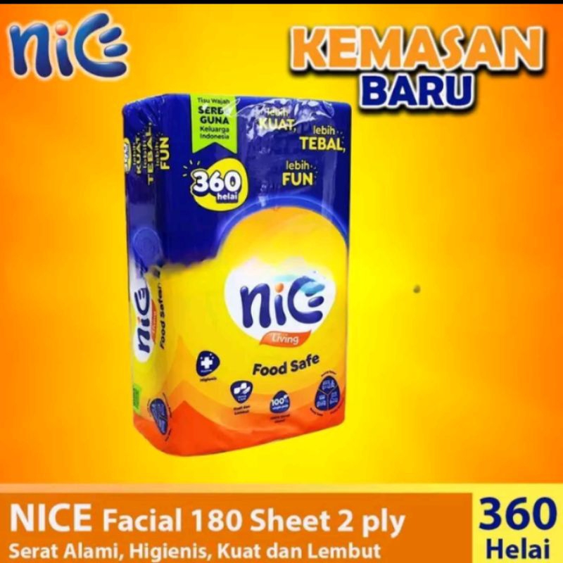 Jual (Khusus) Tisu Tissue Nice Facial 360 Helai | Shopee Indonesia