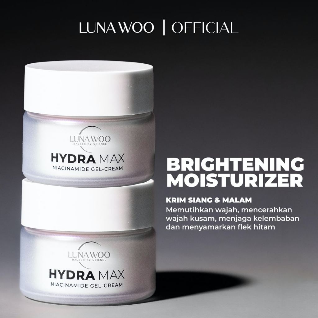 Jual Luna Woo Bundle Package Hydra Max Niacinamide Gel Cream 28gr 2pcs ...