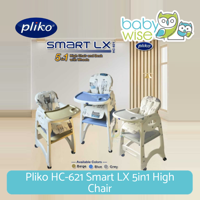 Jual Pliko 5in1 High Chair and Desk Smart LX - Kursi Makan Anak Bayi ...