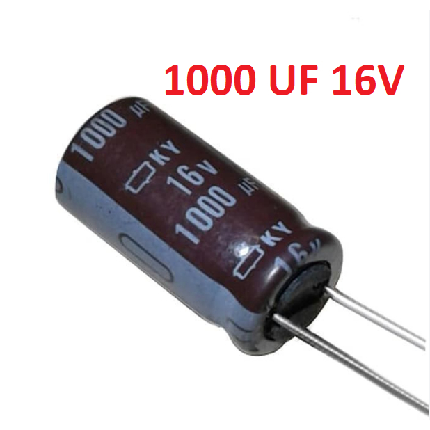 Jual Kapasitor Capacitor ELCO Polar 1000uf 16v 1000 uf 16 V 1000 mikro ...
