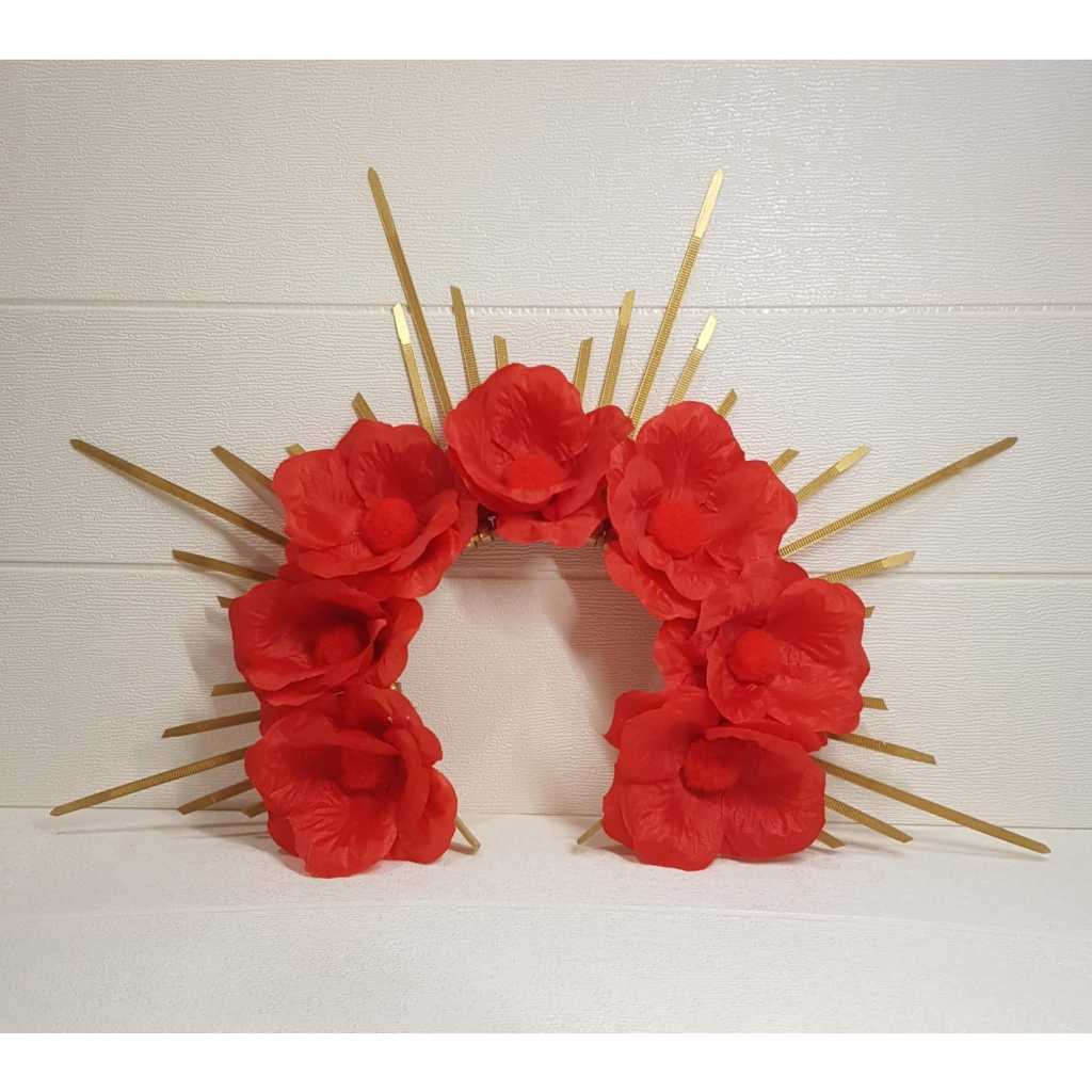 Jual Bando Mahkota Queen of Roses - Mawar Kerajinan Tangan | Shopee ...