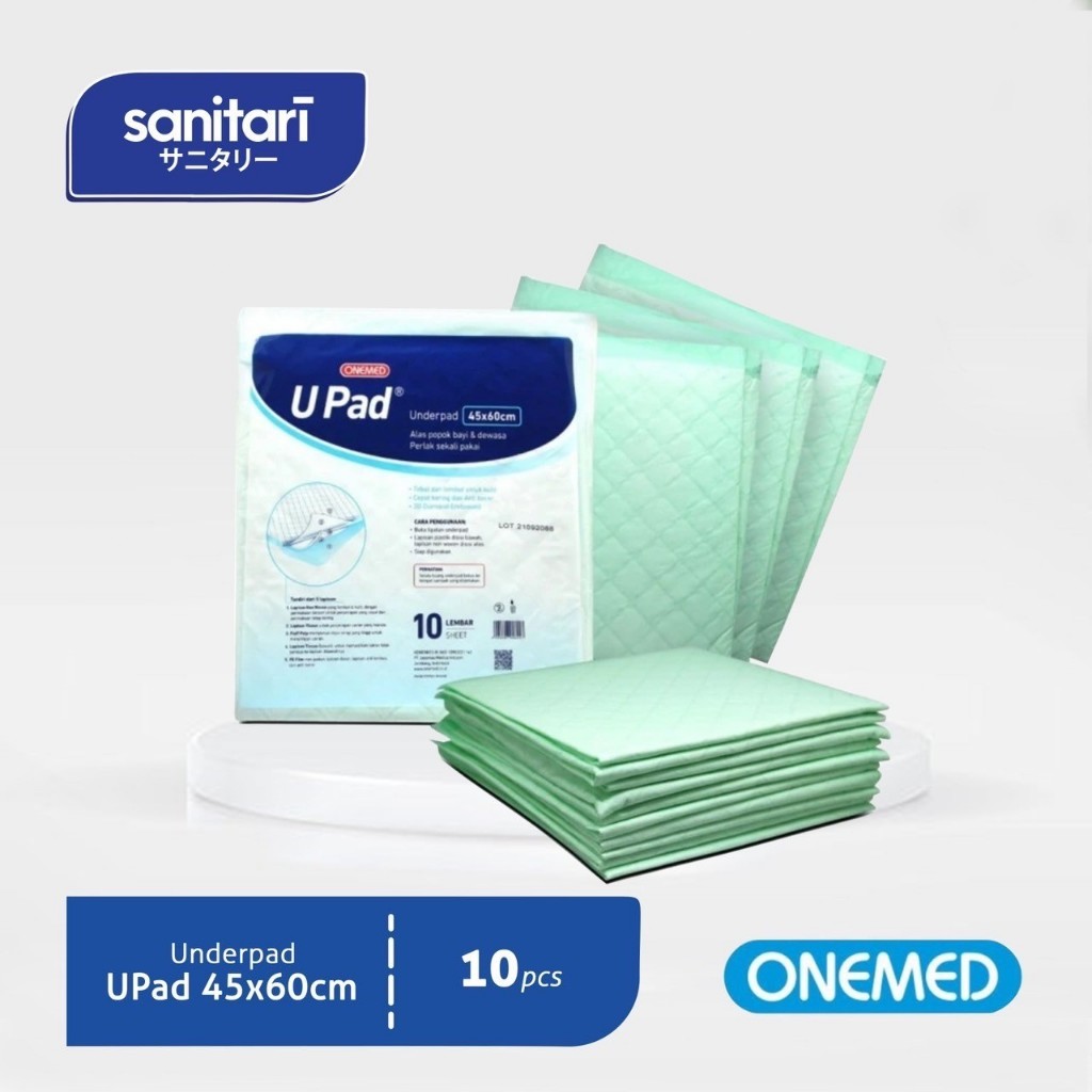 Jual Upad 45x60cm Underpad 45 x 60 cm Perlak Upad Onemed isi 10lembar ...