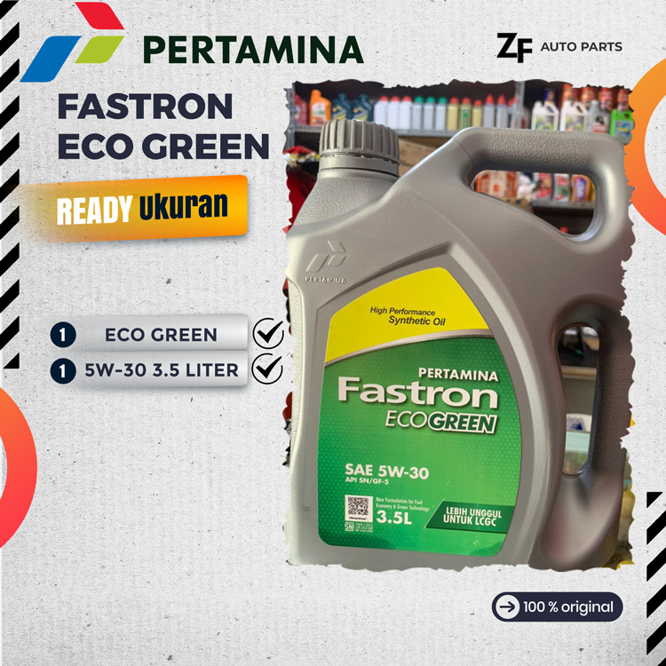Jual OLI FASTRON GALON 3,5 LITER 5W-30 OLI MESIN MOBIL FASTRON ECO ...
