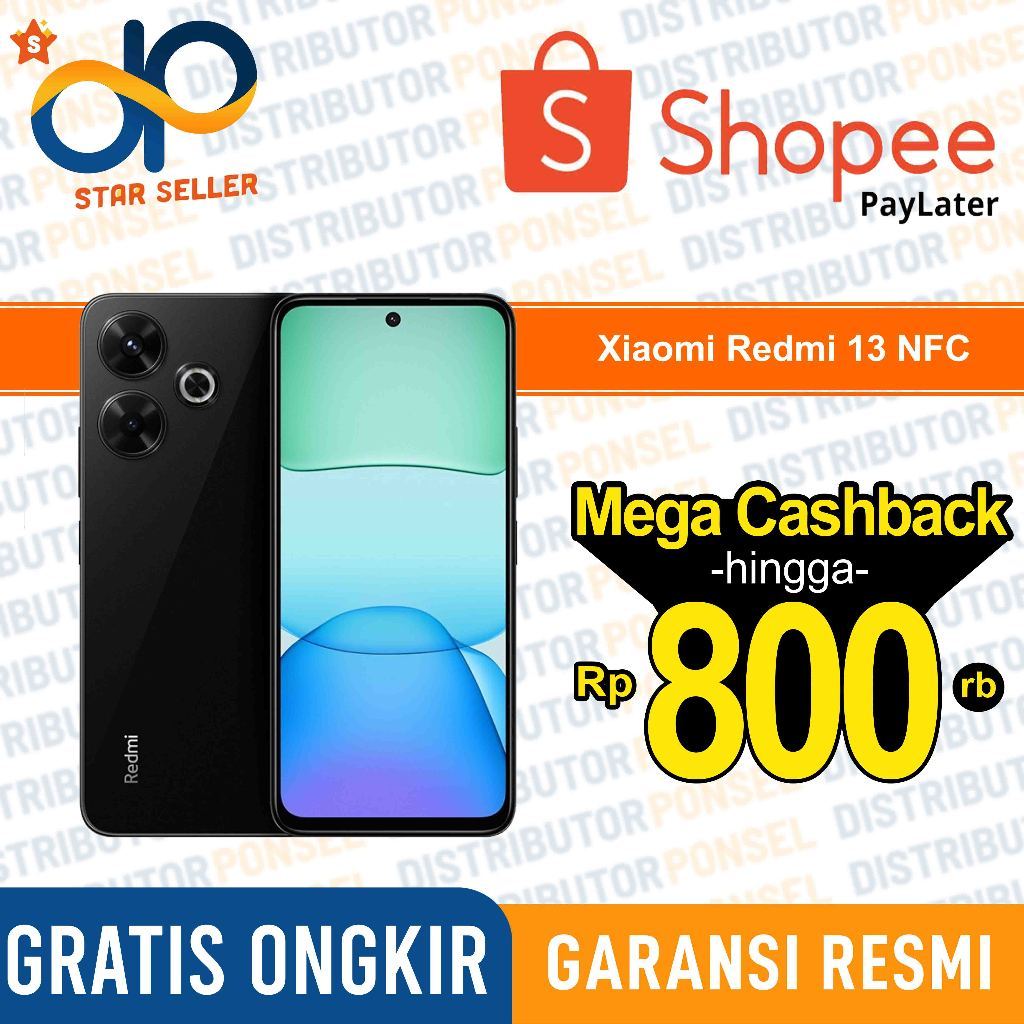 Jual Xiaomi Redmi 13 NFC 8/128GB 8/256GB Extended RAM 8+8GB - Redmi 13 ...