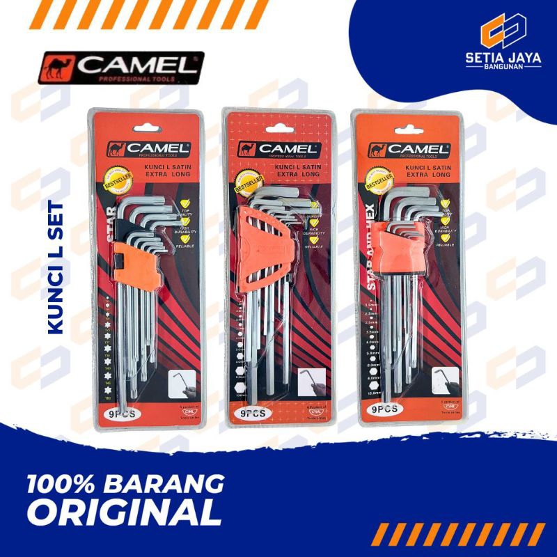 Jual Kunci L Set Camel Hexagonal / Star / Segienam / Bintang Satin Panjang | Shopee Indonesia