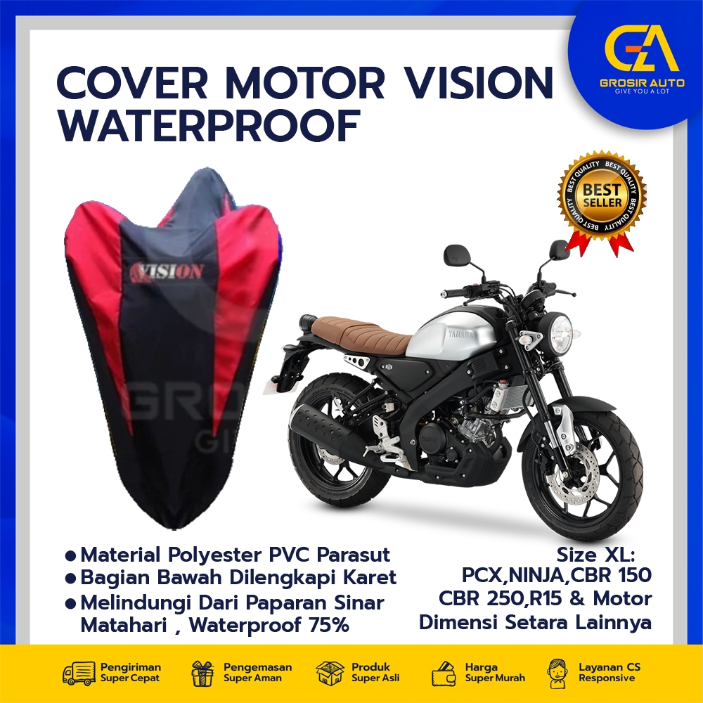 Jual Sarung Motor XSR 155 Anti air Vision / Cover Selimut Penutup ...