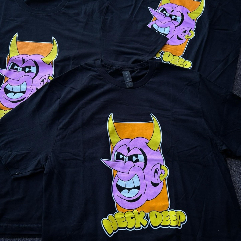 Jual KAOS BAND OFFICIAL NECK DEEP - DEVIL | Shopee Indonesia