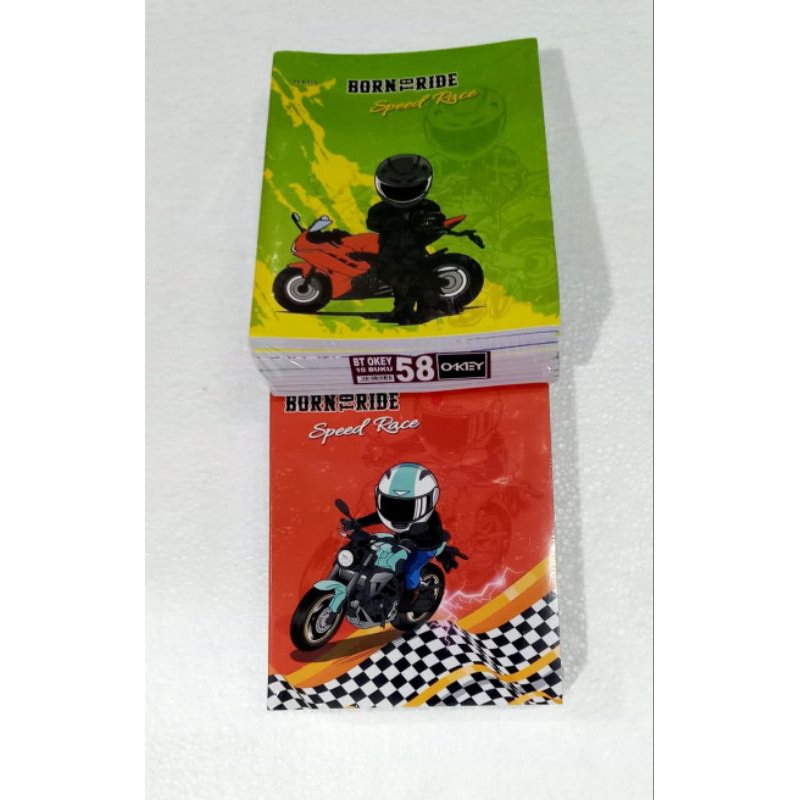 Jual Buku Tulis Murah Okey 58 lembar ( 1 Pak isi 10 buku) | Shopee ...