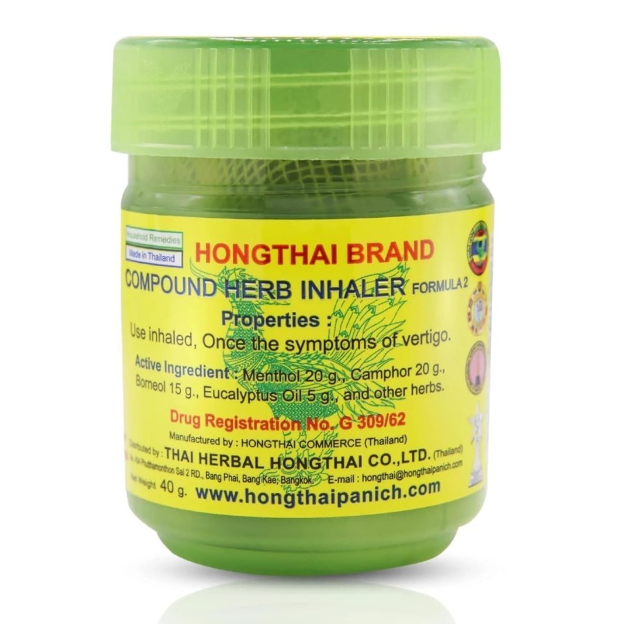 Jual HONG THAI Compound Herb Inhaler (40g) | Shopee Indonesia
