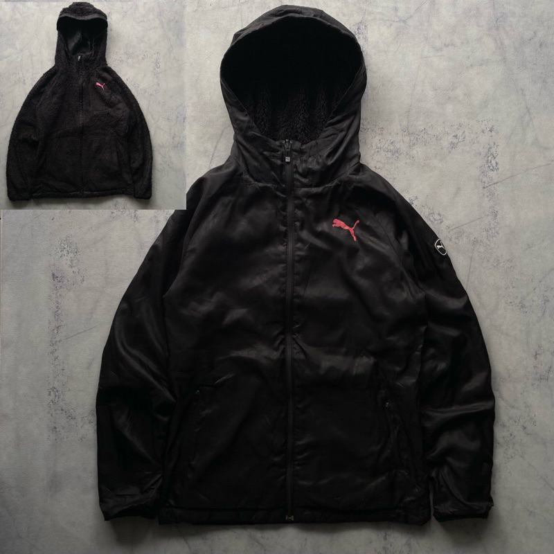 Jual Puma Reversible Jacket (nylon & sherpa) | Shopee Indonesia