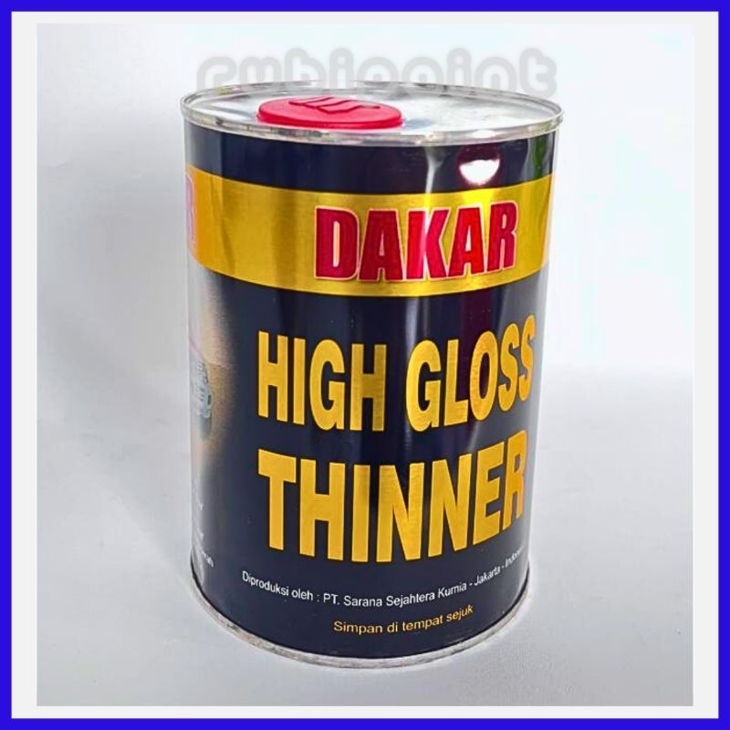 Jual Thinner dakar Hitam High Gloss | Shopee Indonesia