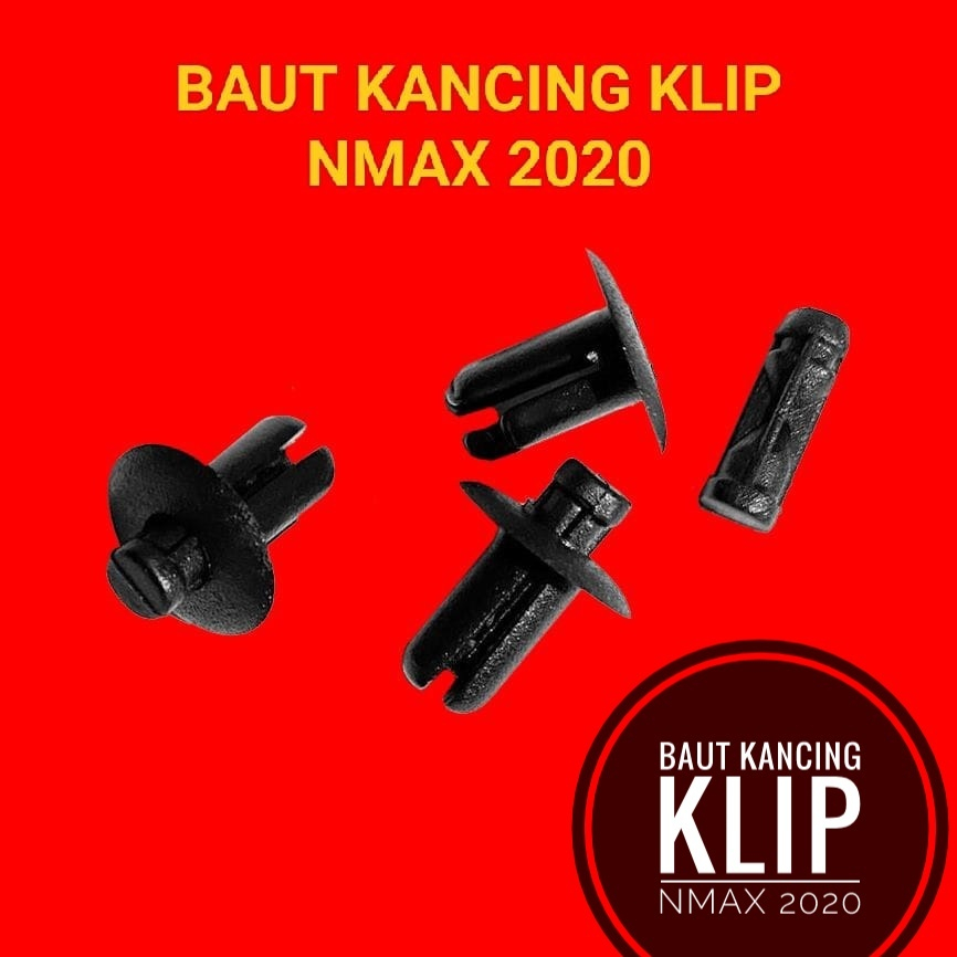 Jual Baut Kancing Klip Nmax 2020-2024 Hitam | Shopee Indonesia