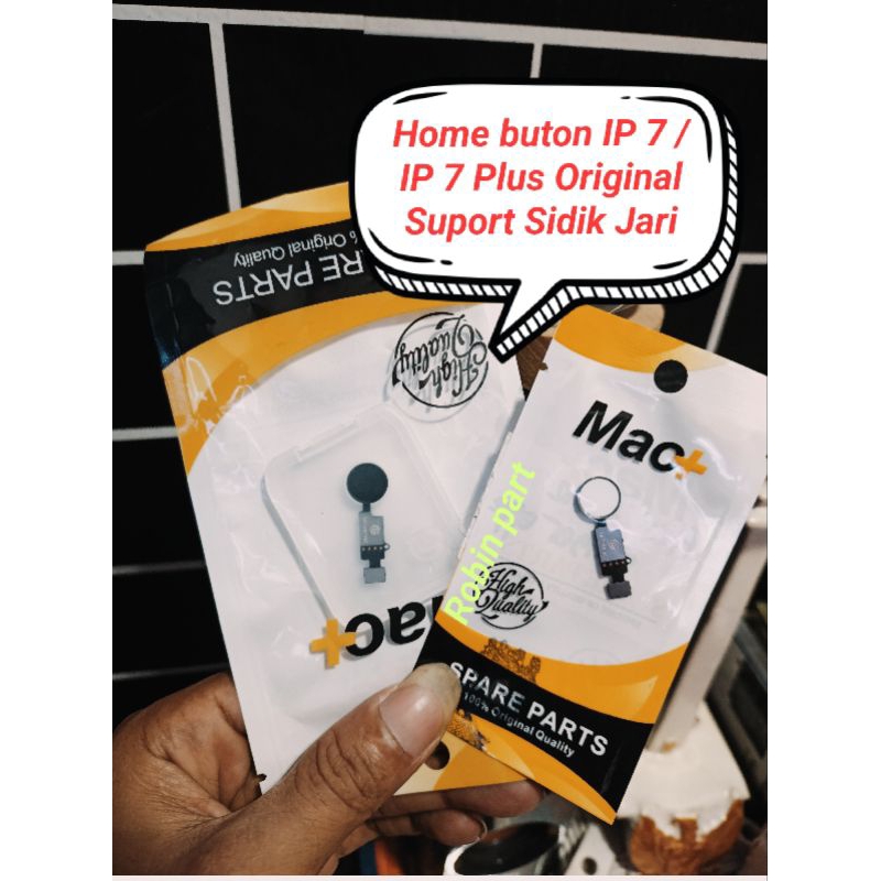 Jual HomeButton Ip 7G / 7 Plus/ 8G / 8 plus Original Suport Sidik Jari ...