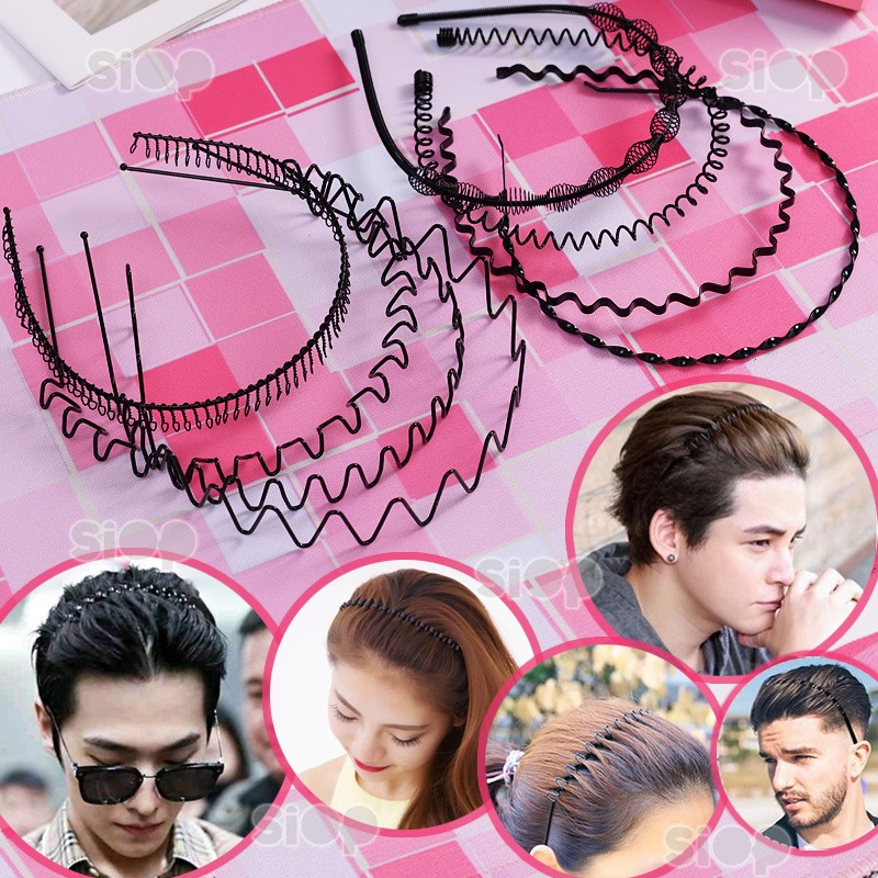 Jual BANDO KAWAT Bentuk Gerigi Hair Styling Pria/Wanita/Anak | Shopee ...