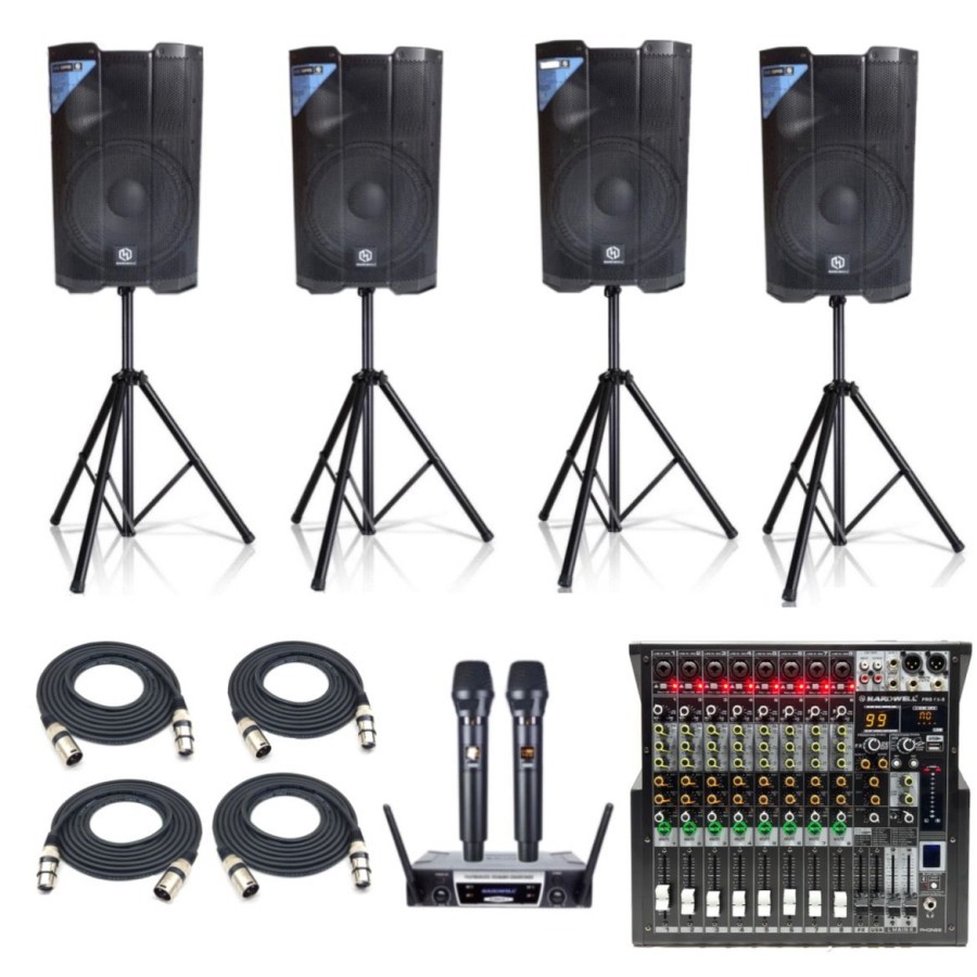 Jual Paket Outdoor Lengkap Audio PRO Sound system 2000 watt Aktif ...