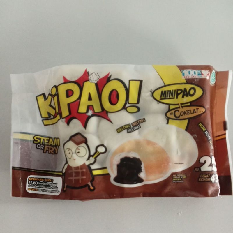 Jual Kipao Minipao Coklat Isi 25 Pcs Netto 430 Gram Shopee Indonesia