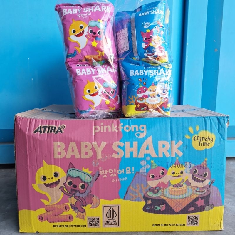 Jual BABY SHARK SNACK PINKFONG ATIRA 30 GRAM | 1 PAK | 10 PCS | 1 DUS ...