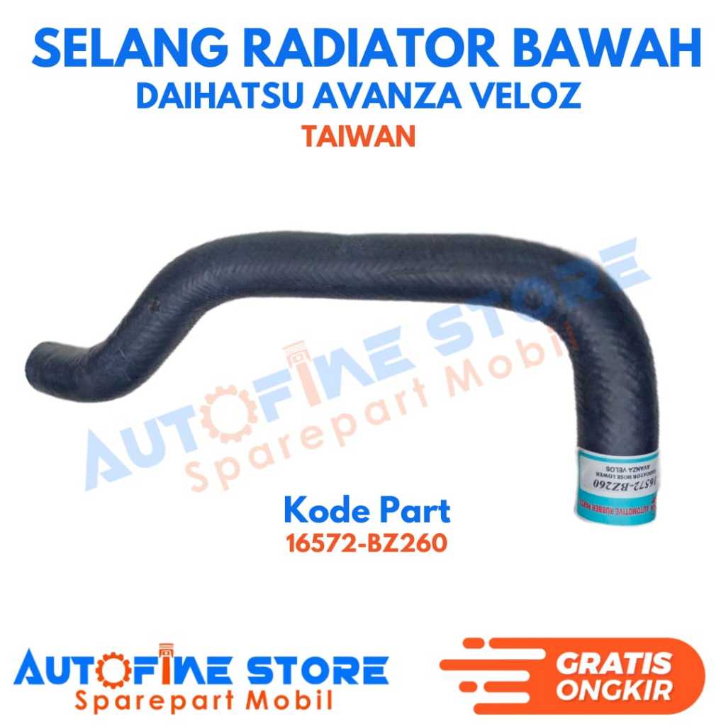 Jual Selang Radiator Bawah Lower Hose Daihatsu Avanza Veloz Taiwan ...