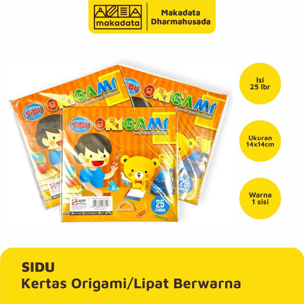 Jual KERTAS LIPAT | ORIGAMI SIDU UKURAN 14X14CM ISI 25 LEMBAR | Shopee ...