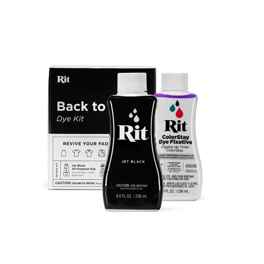 Jual Rit Back To Black Tie Dye Kit Pewarna Kain | Shopee Indonesia