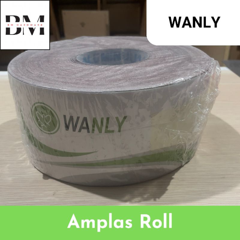 Jual Amplas Roll WANLY 10cm x 40cm (Grit No. 120) | Shopee Indonesia