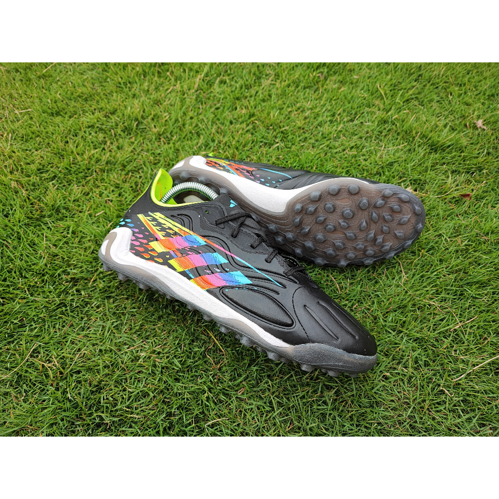 Jual Sepatu Futsal Adidas Copa Sense.1 Turf - Core Black Bright Cyan ...