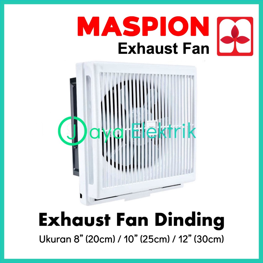 Jual Exhaust Fan MASPION Dinding 8" 10" 12" MV-200 MV-250 MV-300 NEX ...