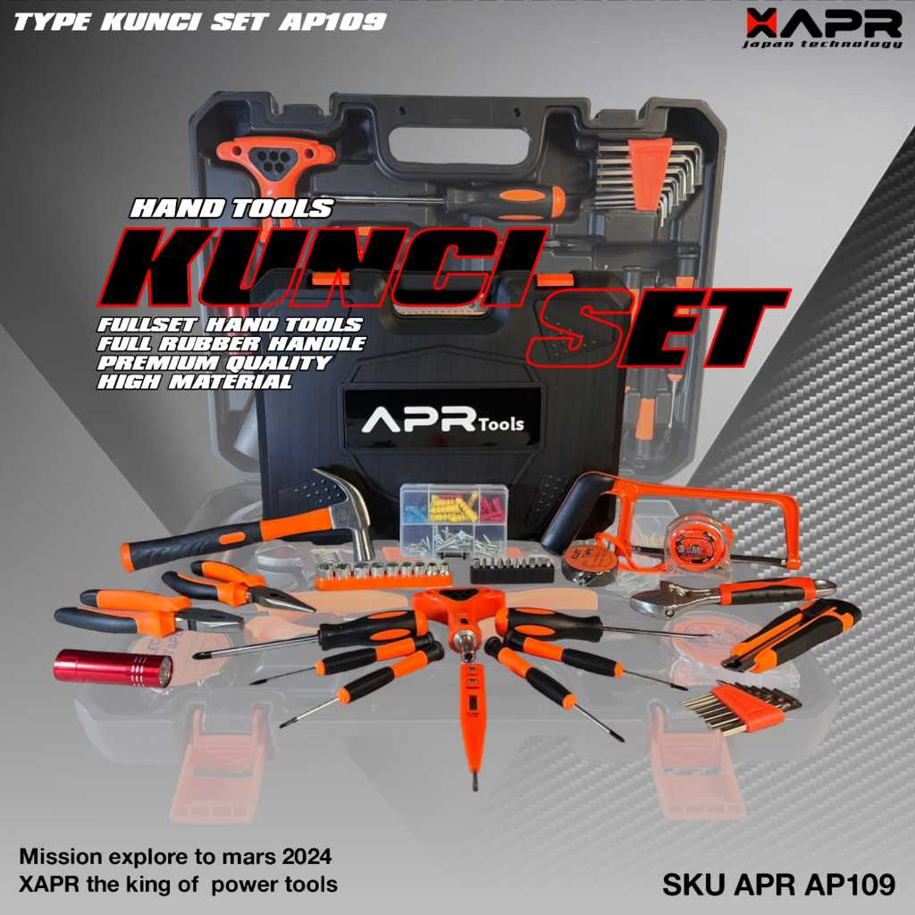Jual tool kit TOOLSET GARANSI RESMI 3THN APR JAPAN AP112 SERBAGUNA ...