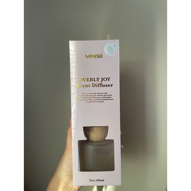 Jual MINISO OVERLY JOY SCENT DIFFUSER REED DIFFUSER 100ml PENGHARUM RUANGAN AROMATERAPI | Shopee ...