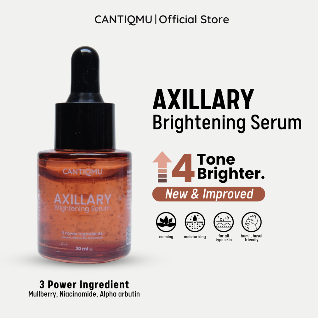 Jual CANTIQMU Axillary Brightening Serum Pencerah Pemutih Ketiak Hitam ...