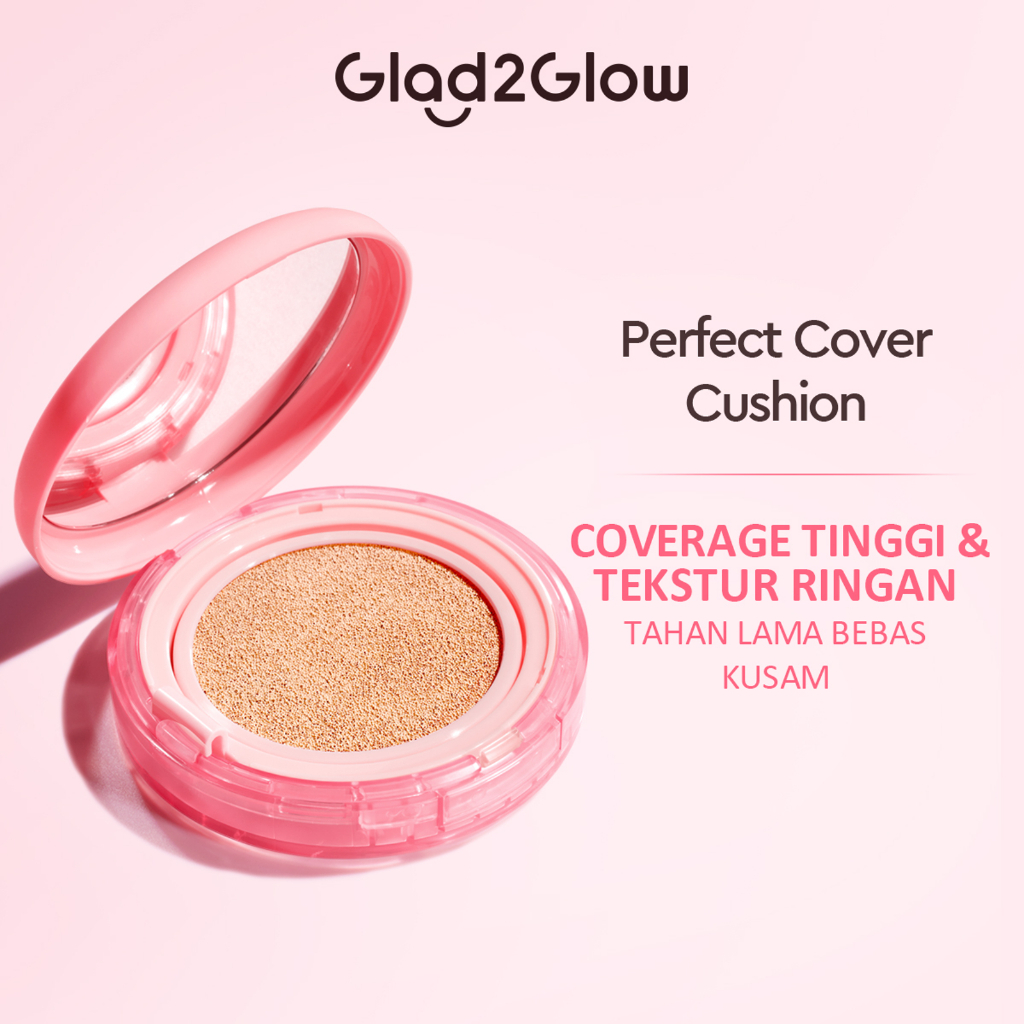 Jual Glad2glow Perfect Cover Cushion | Shopee Indonesia