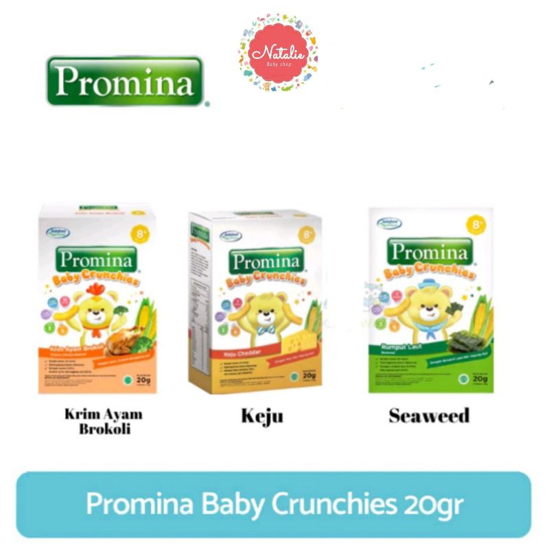 Jual PROMINA Baby Crunchies 20gr | Cemilan sehat bayi | Shopee Indonesia