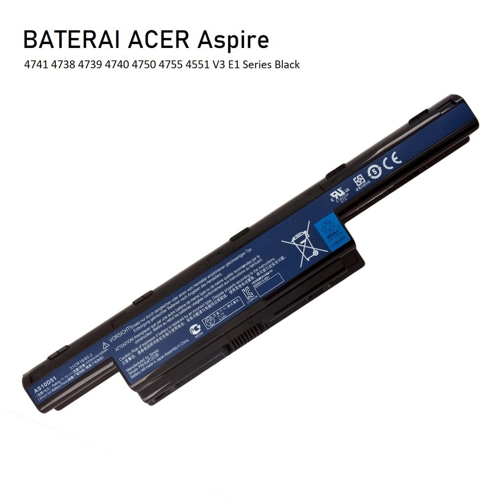 Jual Baterai ACER ASPIRE 4741 4738 4739 4743 4349 4743 4750 4752 ...