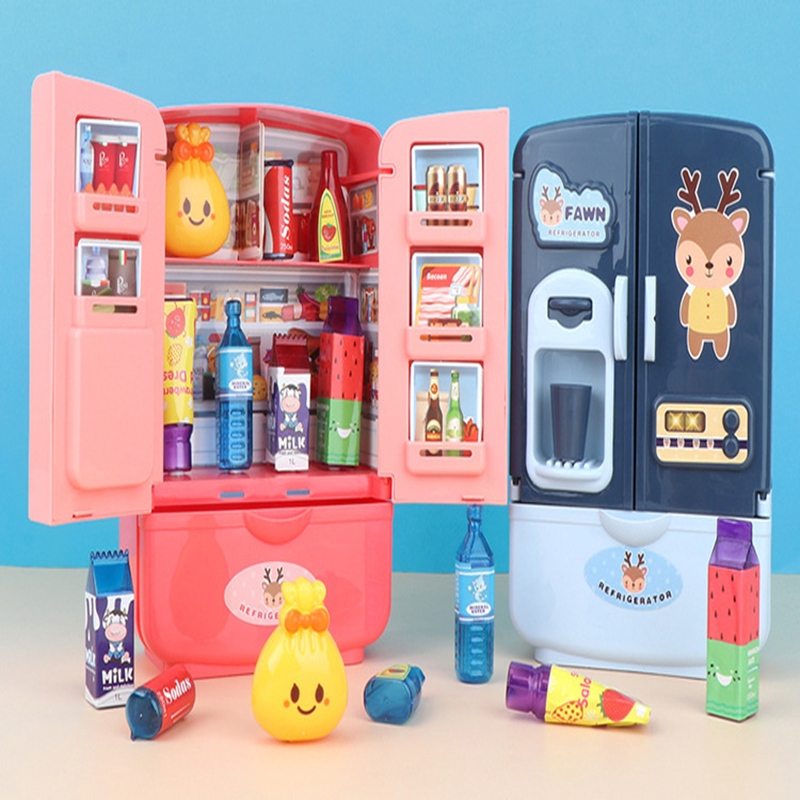 Jual Mainan Kulkas Pendingin Mini Simulasi Anak Pretend Play ...
