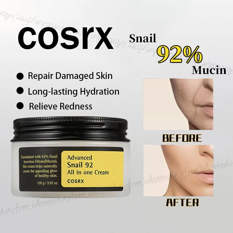 Jual Cosrx Moisturizer Cream COSRX Advanced Snail 92 All in One Cream 100ml | Shopee Indonesia