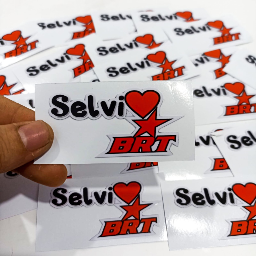 Jual STICKER STIKER SELVI BRT RACING ORIGINAL CUTTING TIMBUL BINTANG ...