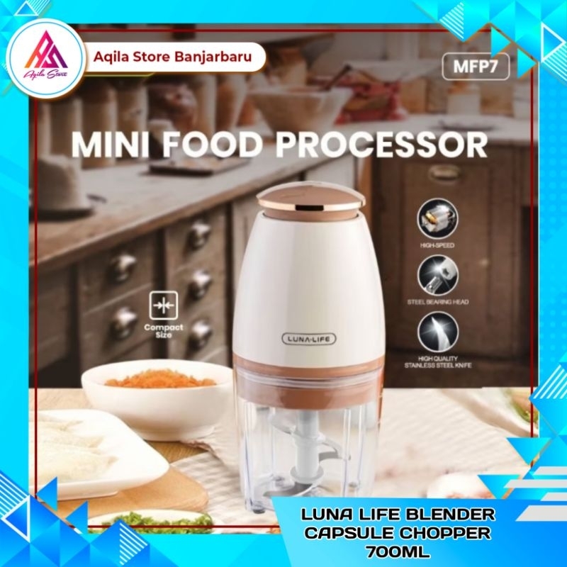 Jual LUNA LIFE Blender Food Chopper 200W Elektrik / Blender Kapsul ...