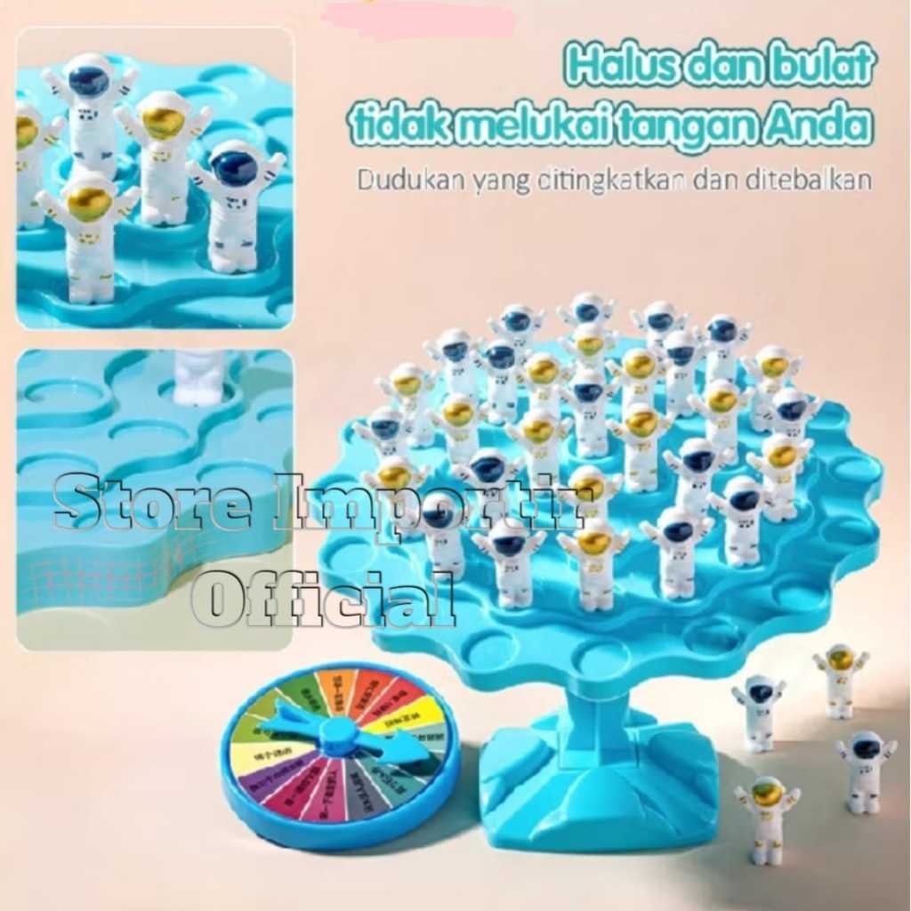 Jual Mainan Anak Balance Spaceman Interactive Parent Child Games B1141 ...