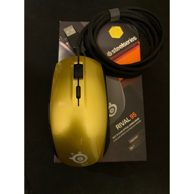 Jual Steelseries Rival 95 Gold (non led) | Shopee Indonesia