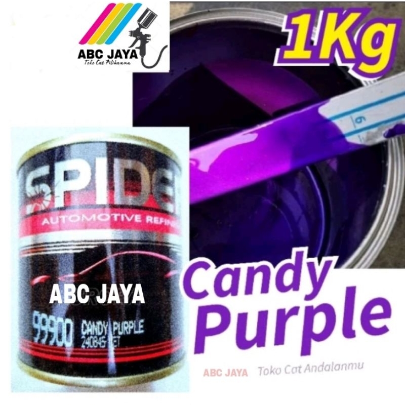 Jual Cat SPIDER LABA-LABA 99900 Candy Tone Purple 1Kg Candytone Parpel ...