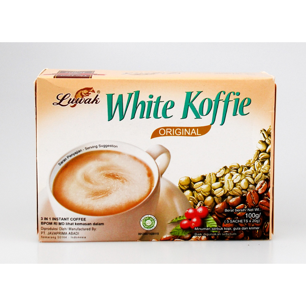 Jual Kopi LUWAK White Coffee Original Box isi 5's@ 20 gr | Shopee Indonesia